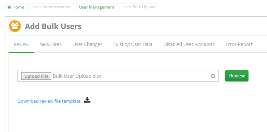 Adding Employees in Bulk