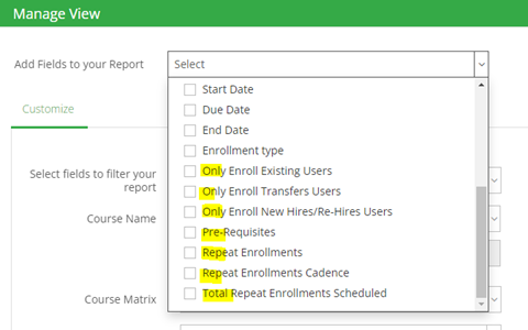 Advanced Enrollment Reporting