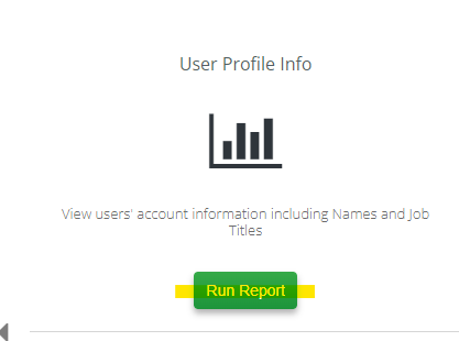 User Profile Info Report