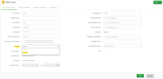 How to Deactivate a User