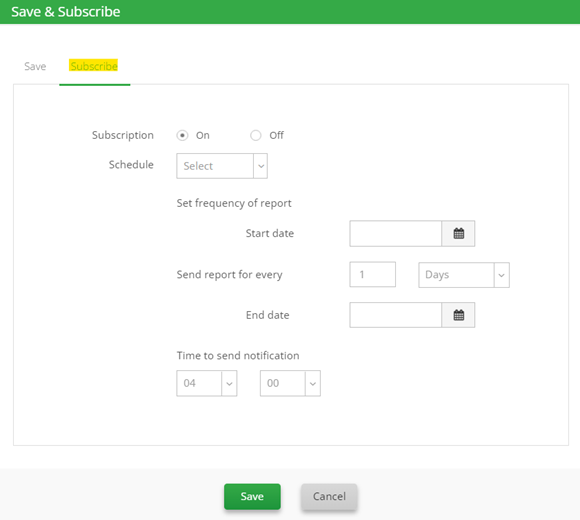 How to Subscribe to Reports