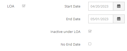 How to Use the LOA User Profile Field