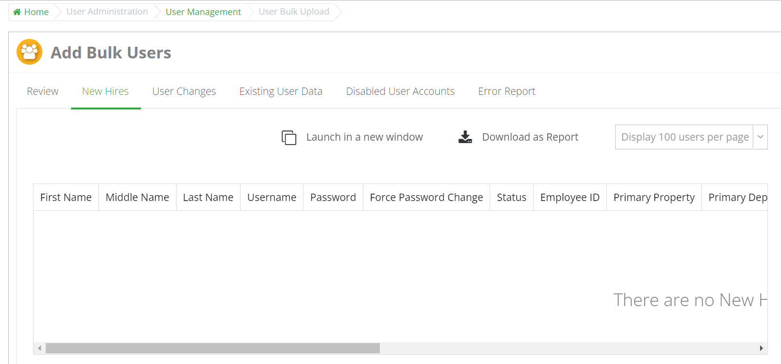 Updating Employees in Bulk